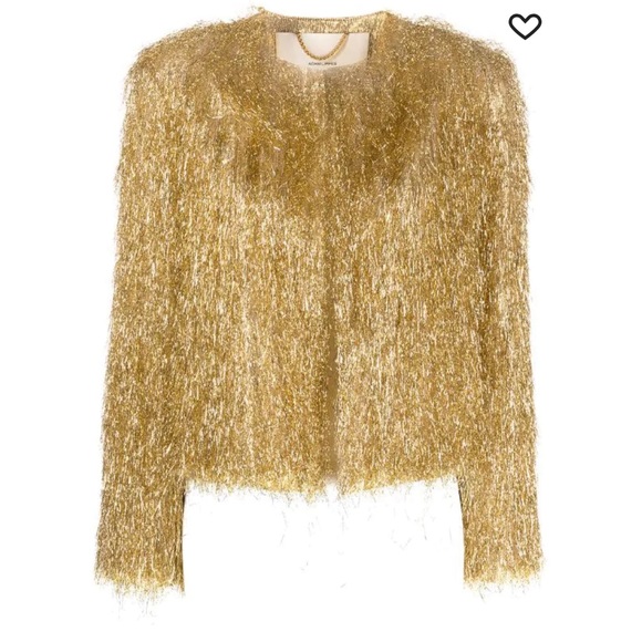 Adam Lippes | Jackets & Coats | Adam Lippes Nwt Gold Fringe Jacket ...